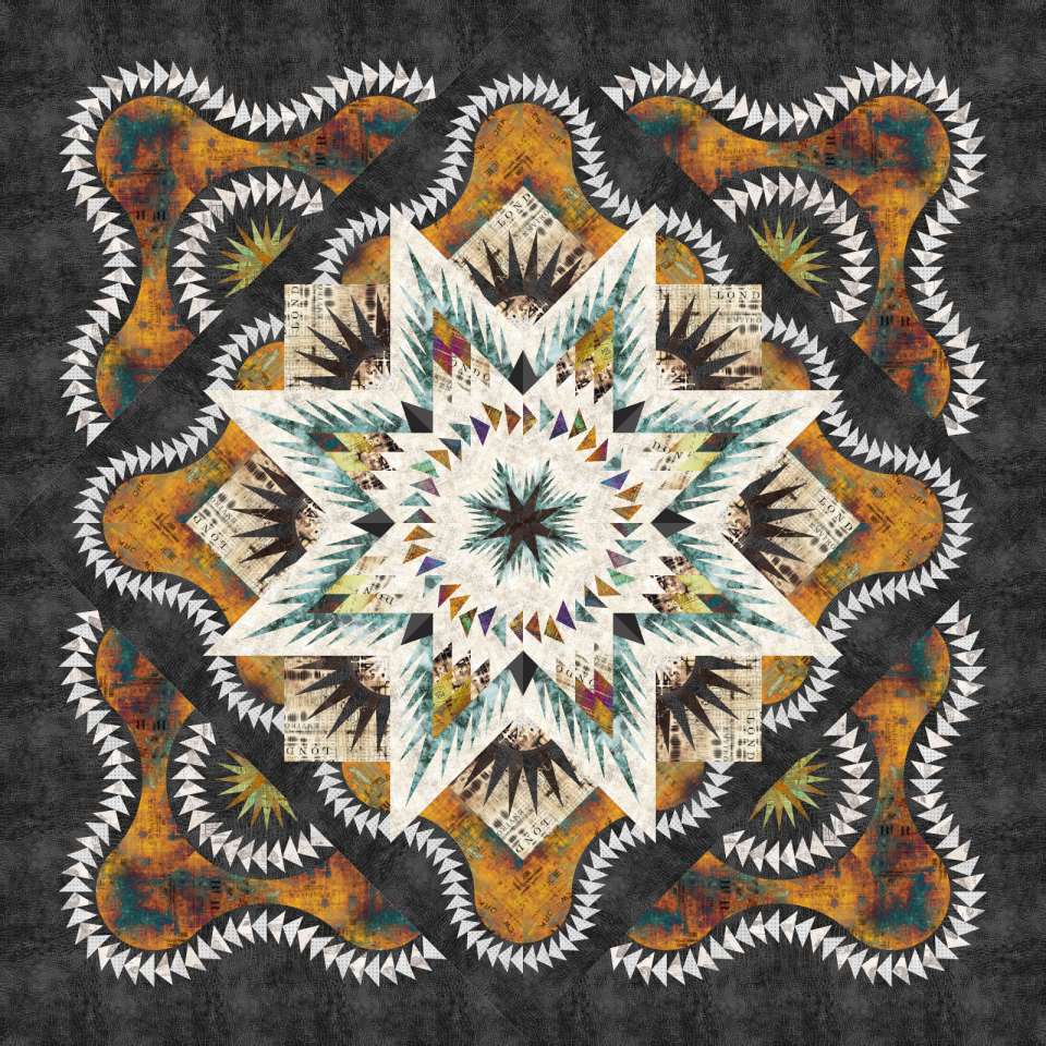 Arctic Star in Tim Holtz | Sew That!