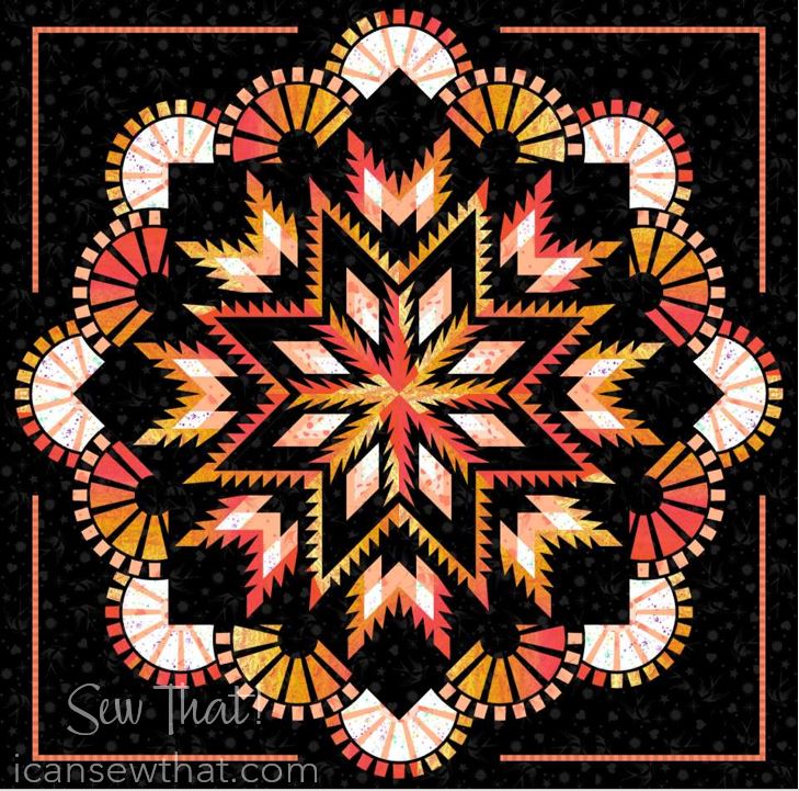 Steampunk Fairytale Tula Orange | Sew That!