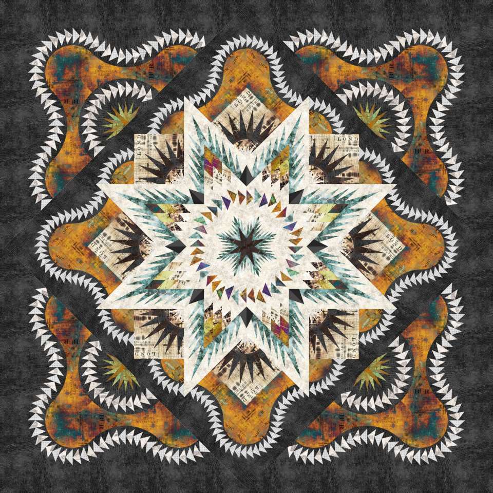 Arctic Star in Tim Holtz | Sew That!
